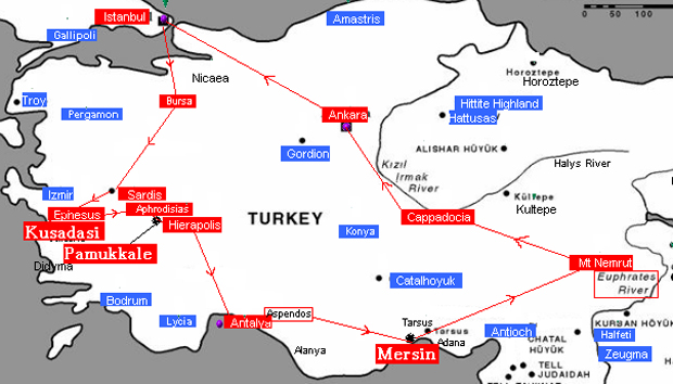 Tours on Earth: Part 27: Apr 18 ~ May 03, 2009: Tour of Turkey